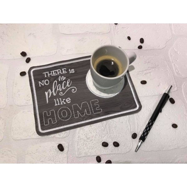 Stickserie - ITH Mug Rugs Quotes - Lollipops for Breakfast