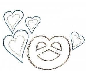 Stickdatei - Breeze und Herzen - Lollipops for Breakfast